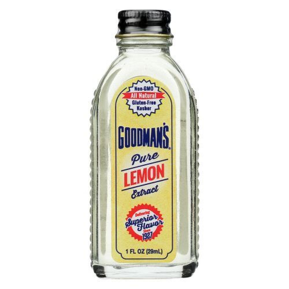 Goodmans Pure Lemon Extract, 1 Fluid Ounce -- 6 per case