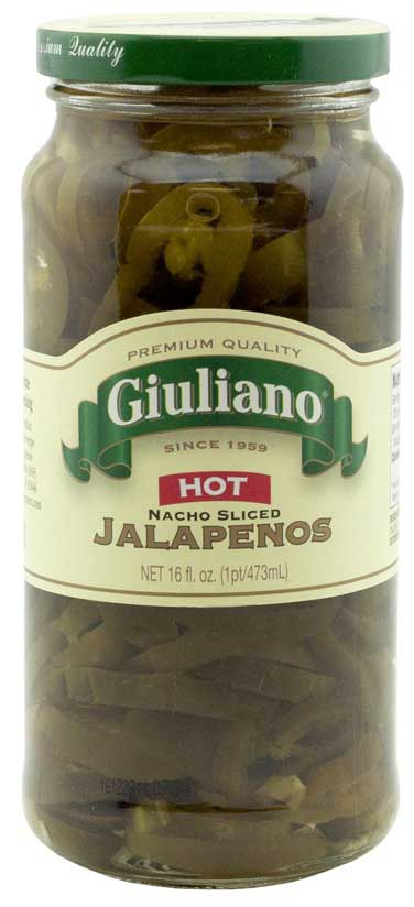 Giuliano Hot Nacho Sliced Jalapenos, 16 Ounce -- 6 per case ...