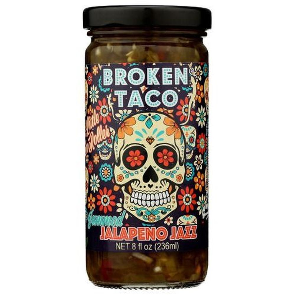 Broken Taco Jammed Jalapeno Jazz, 8 Ounce -- 6 per case