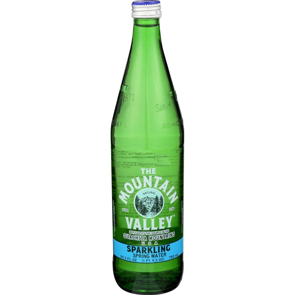 The Mountain Valley Sparkling Spring Water, 750 Milliliter -- 12 per ...