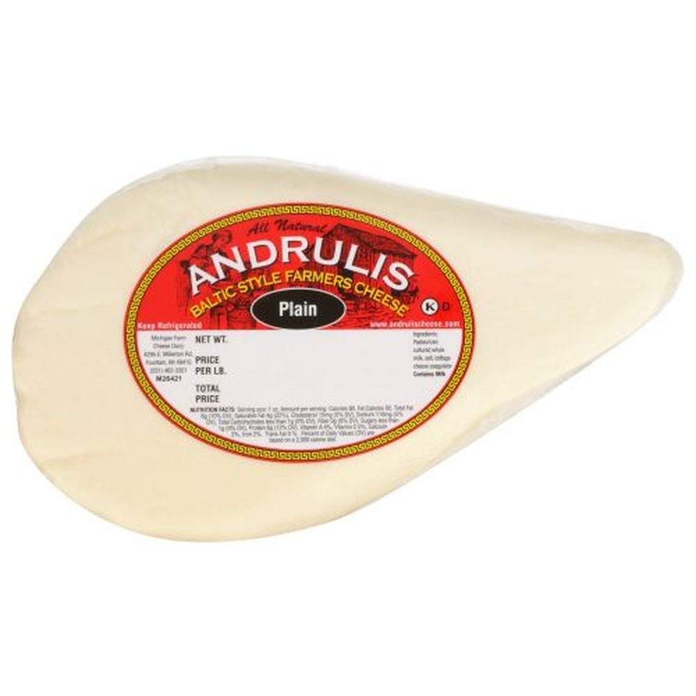 Andrulis Baltic-Style Plain Farmers Cheese | FoodServiceDirect