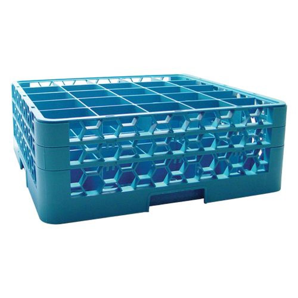 Carlisle RG25-214 OptiClean Polypropylene Blue 25-Compartment Divided ...