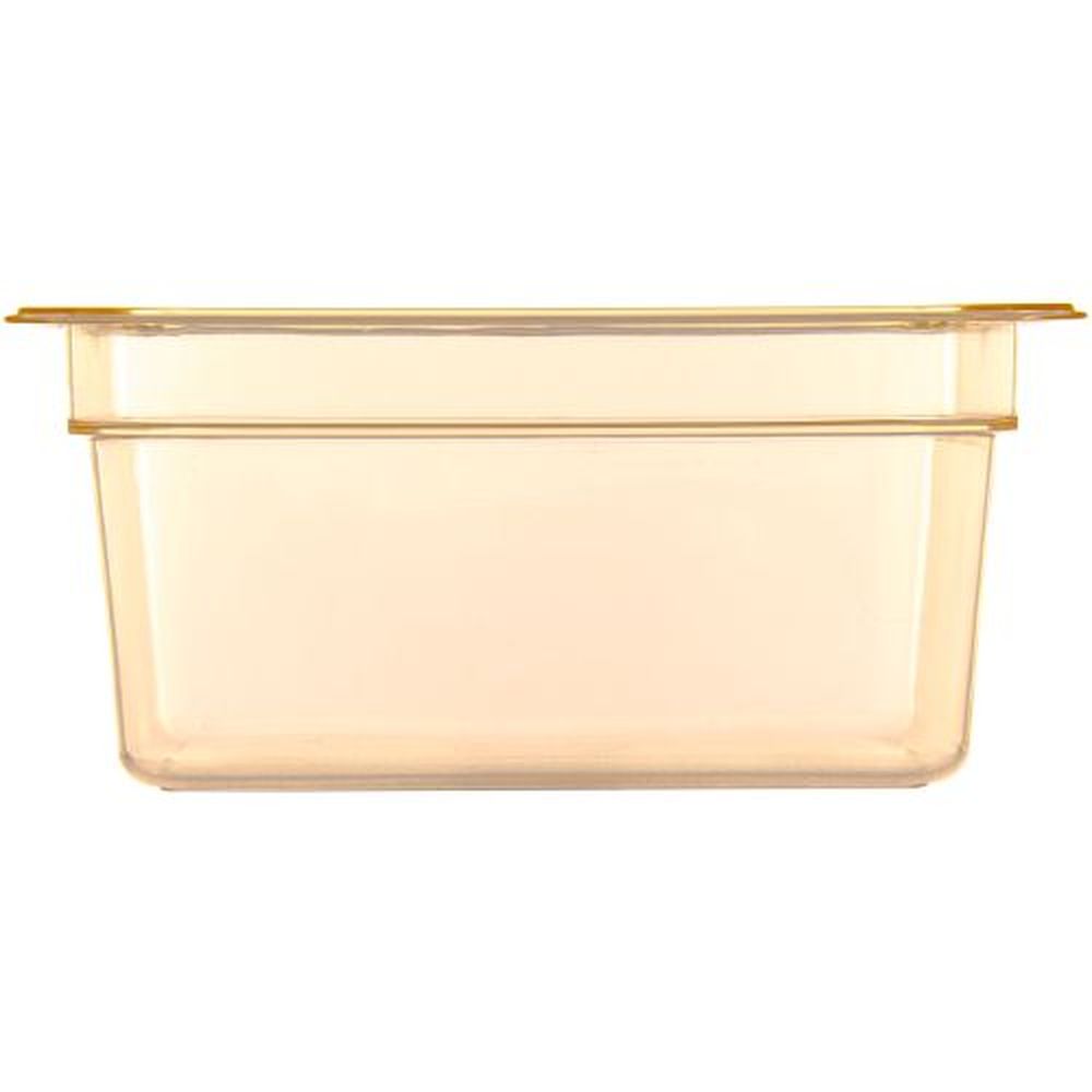 Carlisle 10422B13 StorPlus High Heat Plastic Amber Half Size Food Pan ...