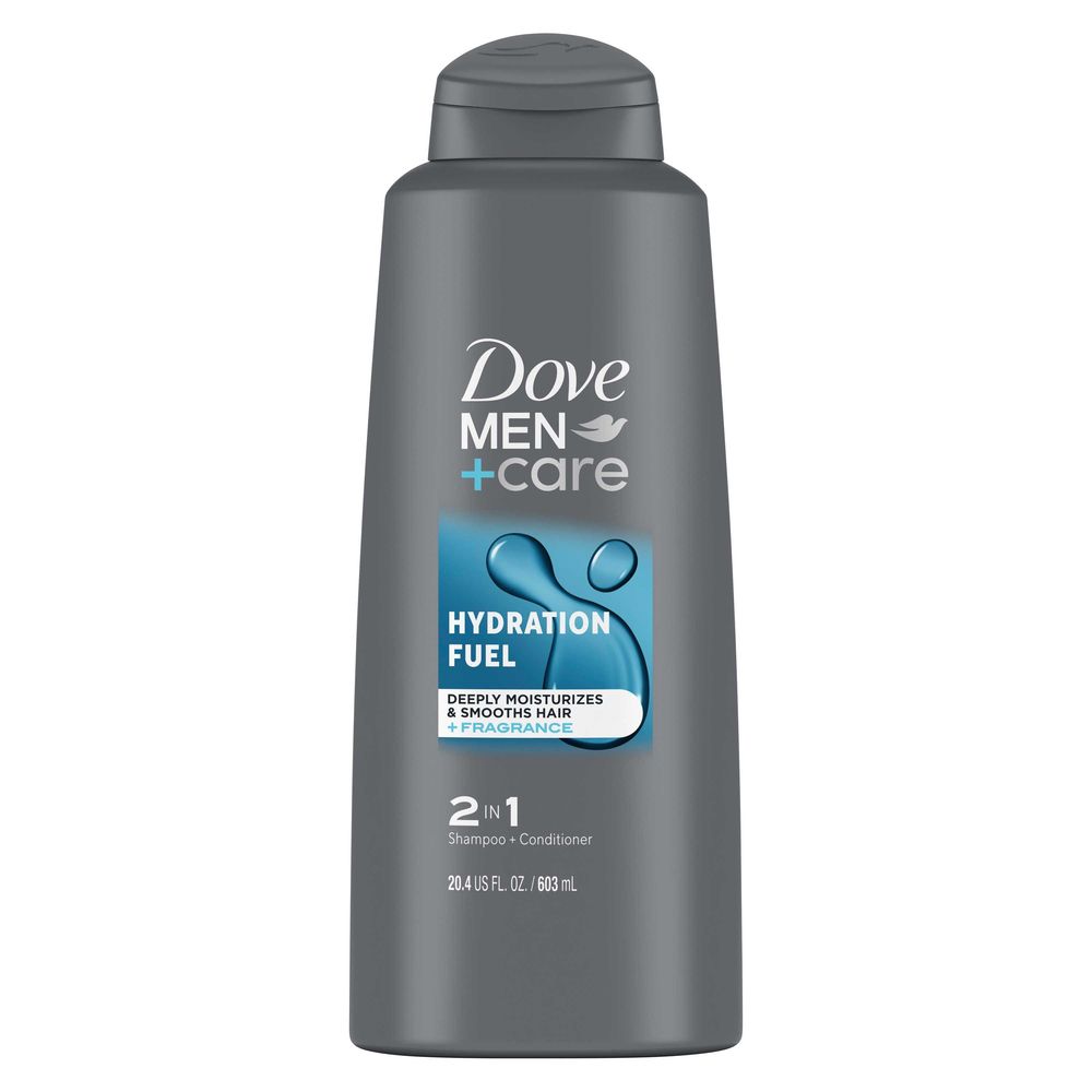 Dove Men Plus Care Hydration Fuel 2 in 1 Shampoo and Conditioner, 20.4 ...