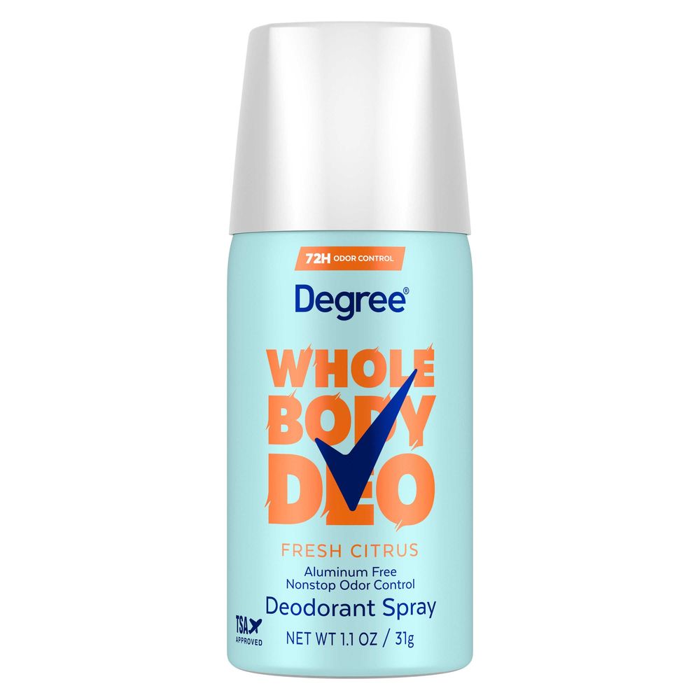 Degree Women Fresh Citrus Scent Whole Body Deodorant Spray, 1.1 Ounce ...