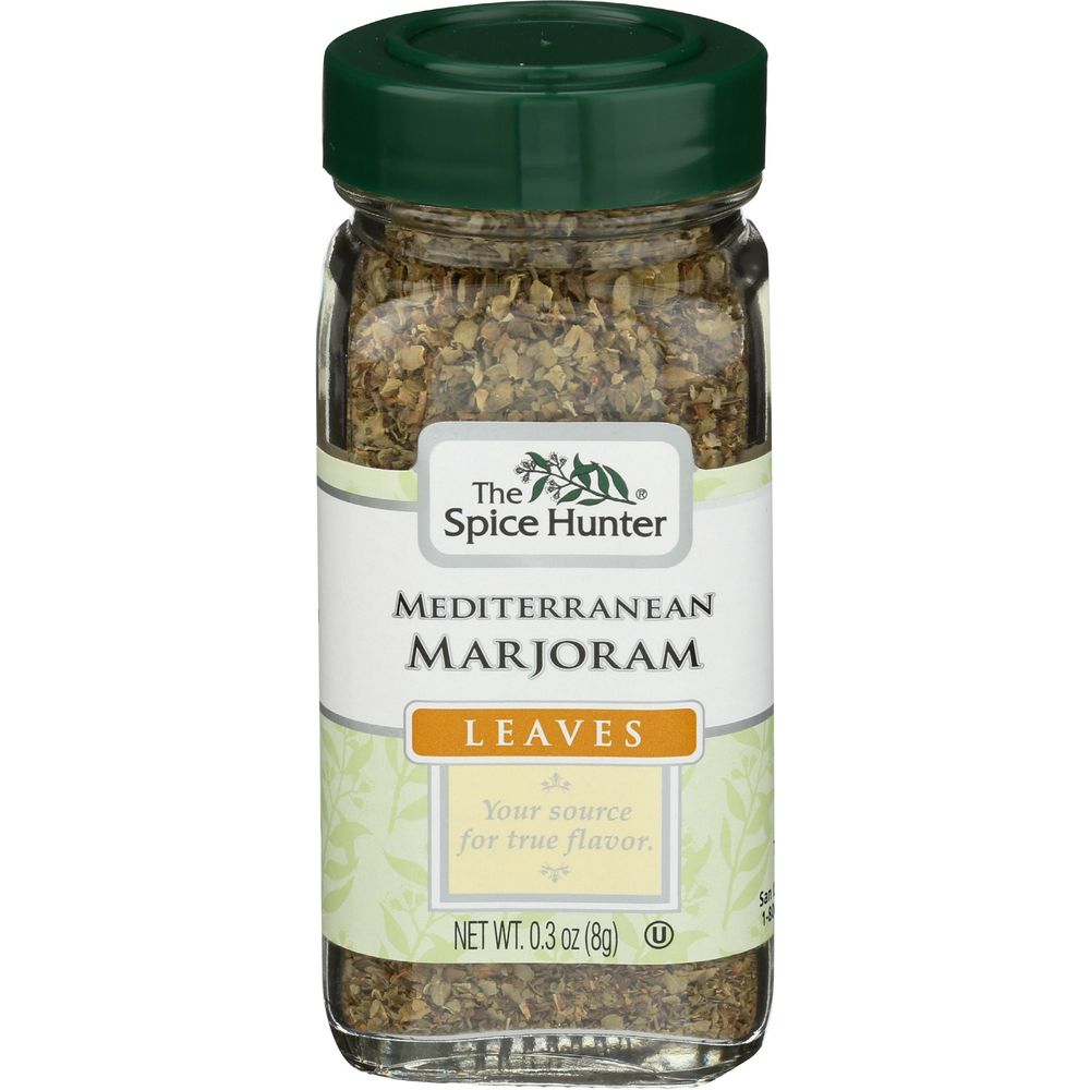 Spice Hunter Mediterranean Marjoram Leaves, 0.3 Ounce -- 6 per case