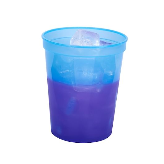 WNA Memorables Blue to Purple Color Changing Cup, 16 Ounce, 25 count ...
