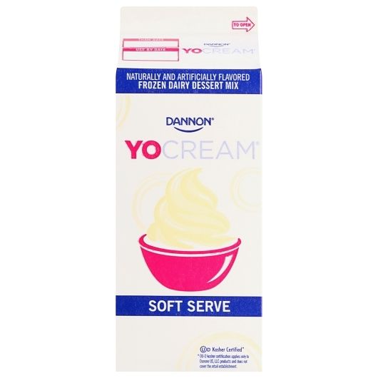 YoCream Lite Chocolate Ice Cream, 0.5 Gallon -- 6 per case