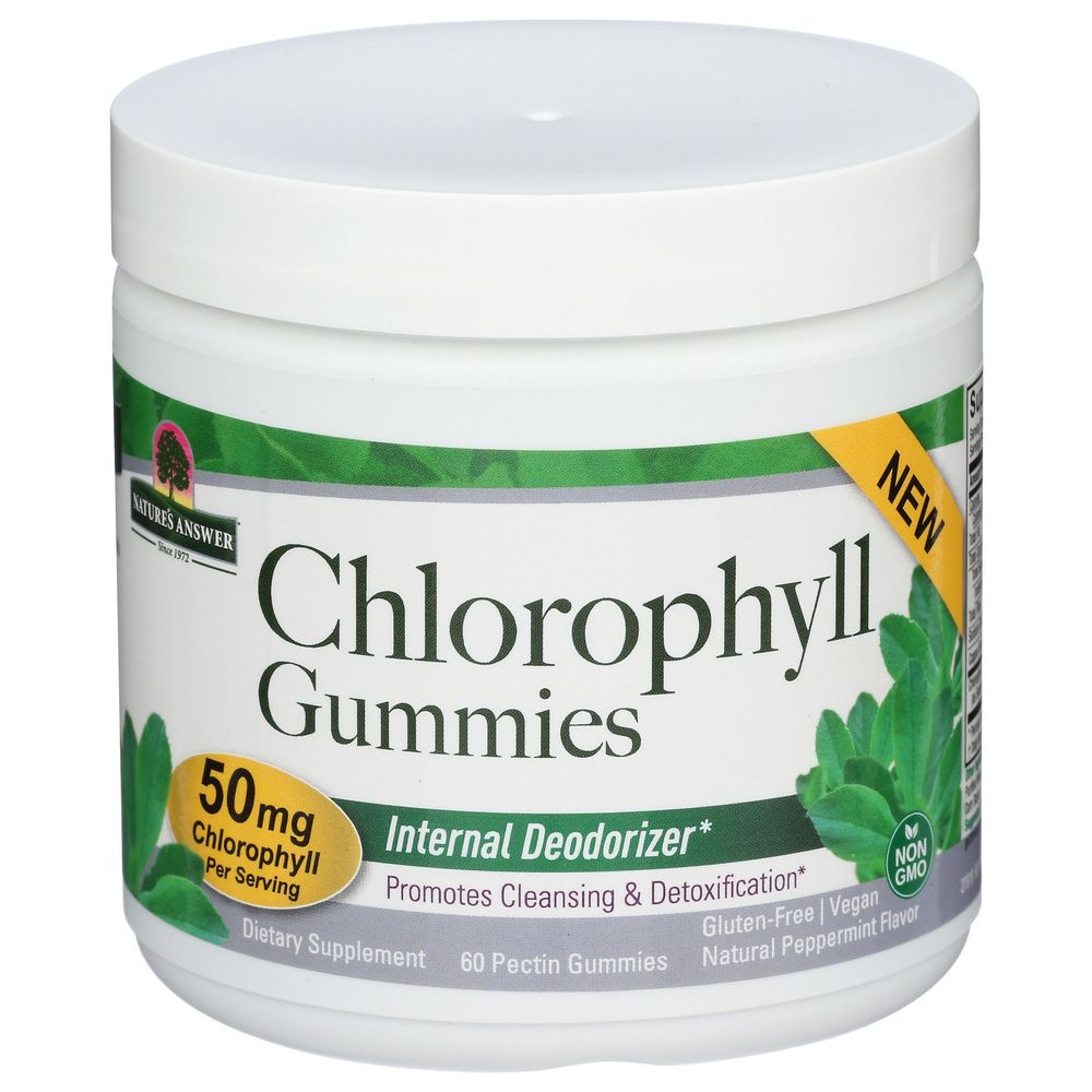 Natures Answer Chlorophyll Gummies, 60 count