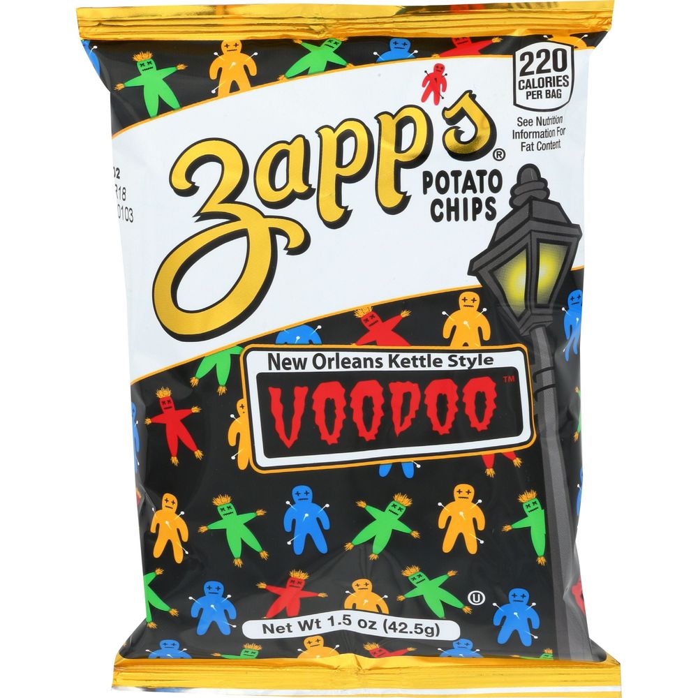 Zapps Voodoo Kettle Potato Chips, 1.5 Ounce -- 60 per case ...