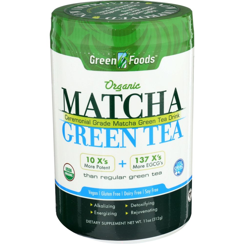 Green Foods Organic Matcha Green Tea, 11 Ounce