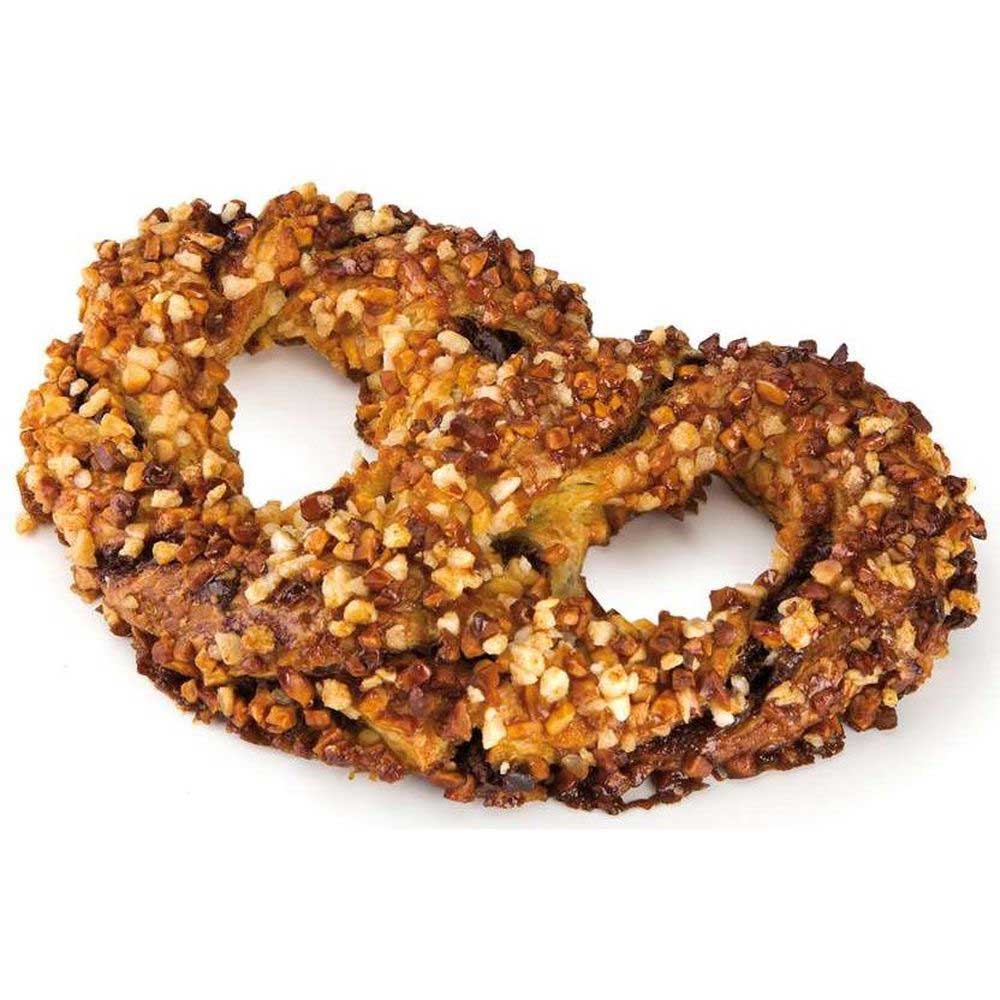 Europastry Chocolate Danish Pretzel with Nuts, 5.94 Ounce -- 32 per case
