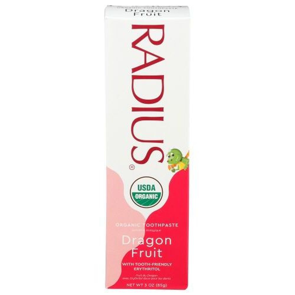 Radius Organic Dragon Fruit Toothpaste, 3 Ounce