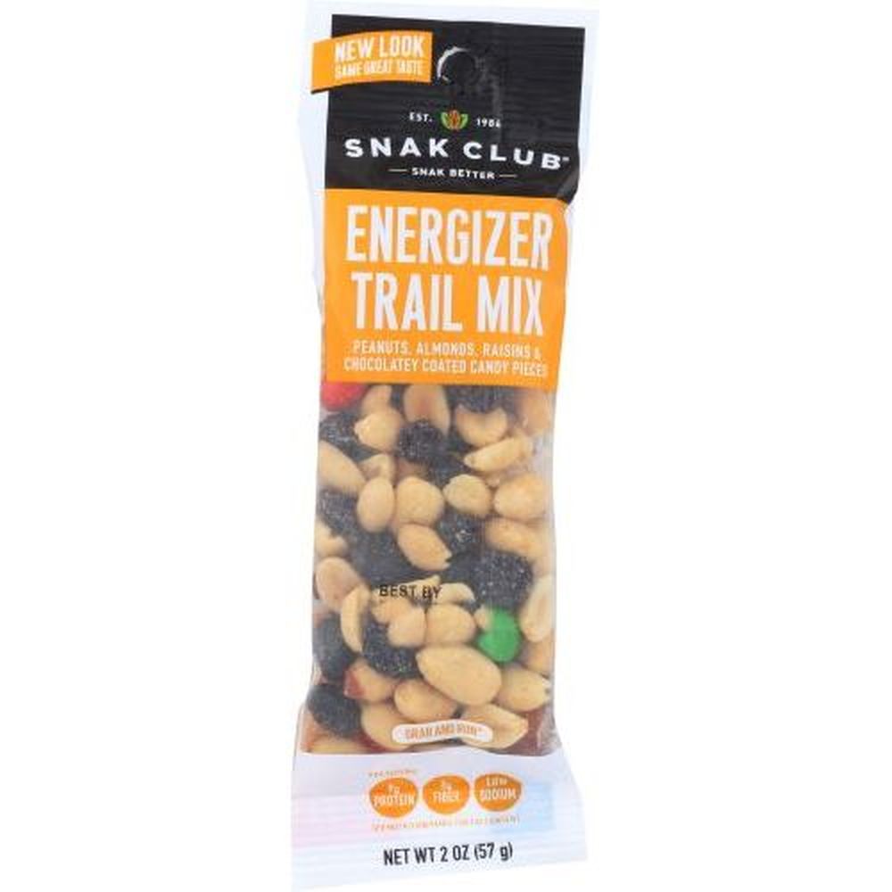 Snak Club Energizer Trail Mix, 2 Ounce -- 12 per case