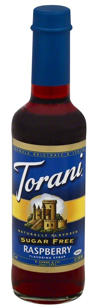 Torani Sugar Free Raspberry Flavoring Syrup, 12.7 Fluid Ounce -- 4 per case