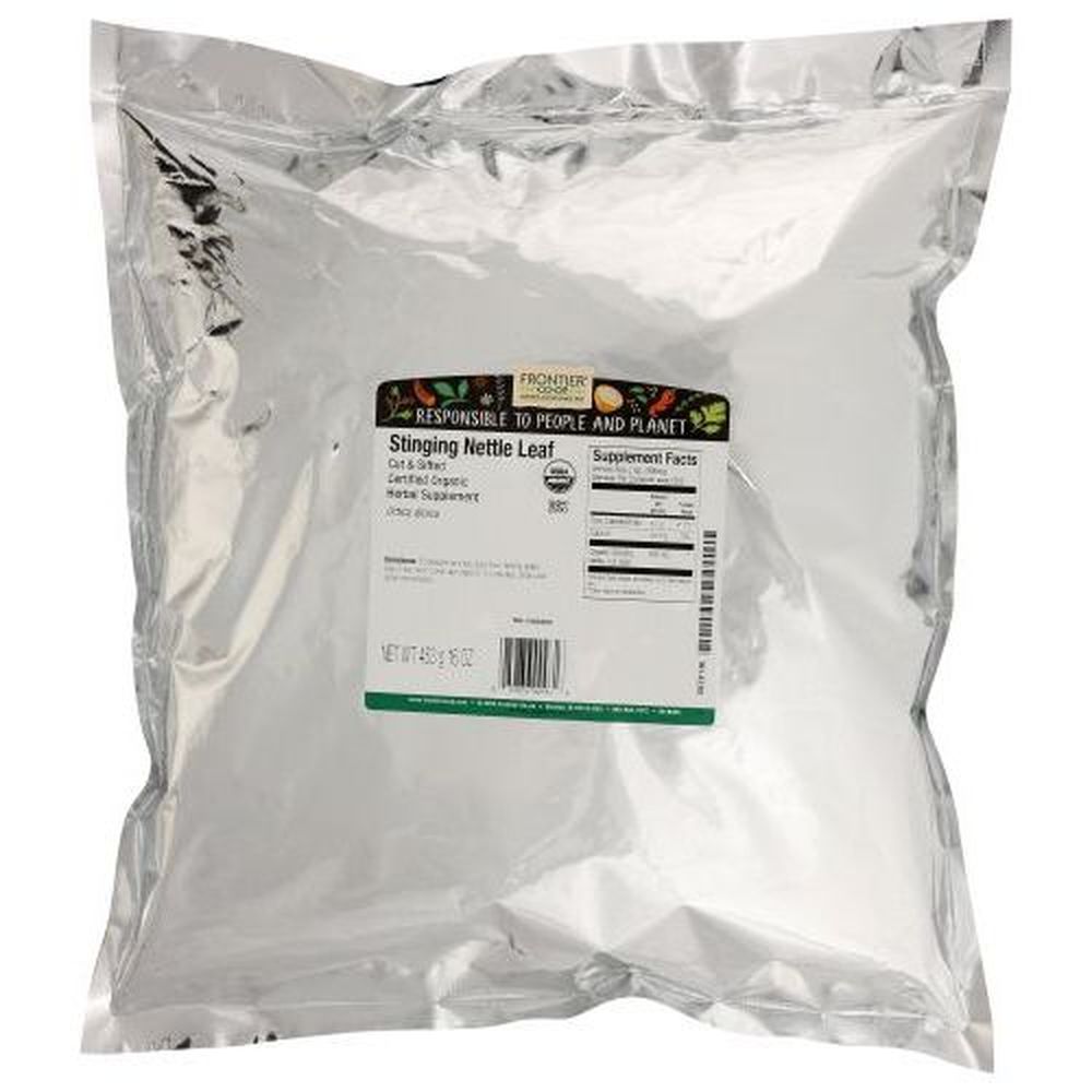 Frontier Organic Cut and Sifted Stinging Nettle Leaf, 16 Ounce