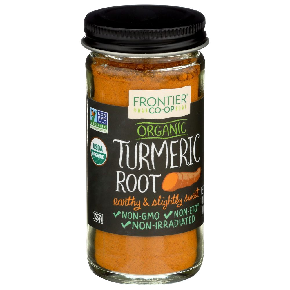 Frontier Organic Ground Turmeric Root, 1.76 Ounce