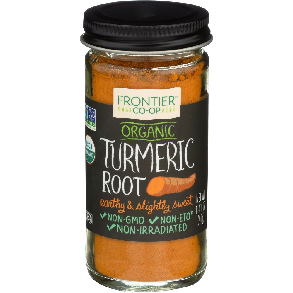 Frontier Organic Ground Turmeric Root, 1.76 Ounce