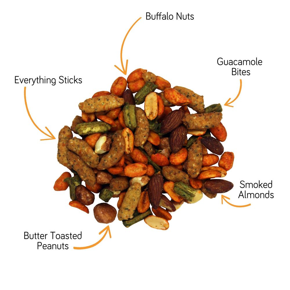 Truly Good Foods Buffalo Stampede Mixed Nuts | FoodServiceDirect