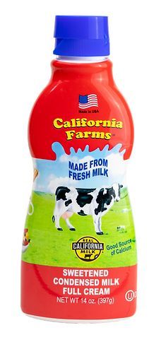 California Farms Sweetened Condensed Full Cream Milk | FoodServiceDirect