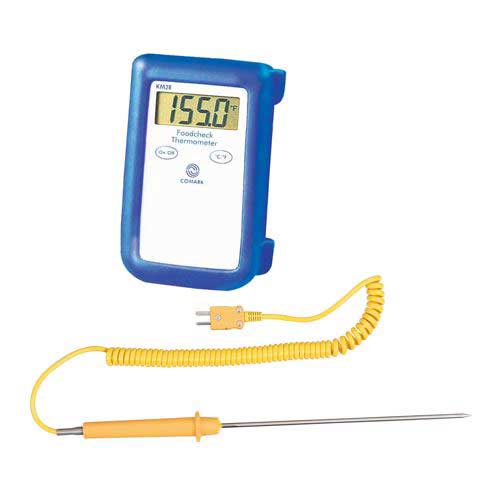 Comark Type K Thermocouple Thermometer and Penetration Probe, 8 inch ...