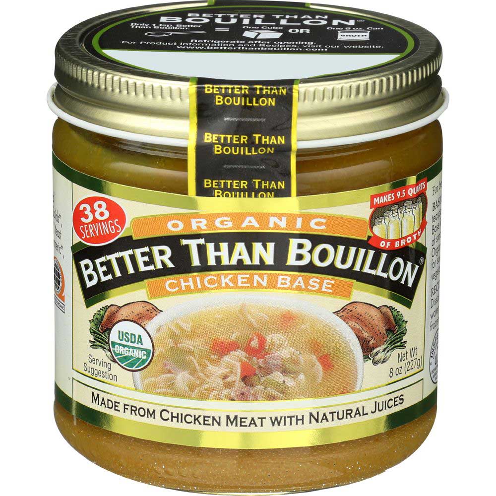 Better Than Bouillon Organic Chicken Soup Base, 8 Ounce -- 6 per case.