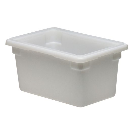 White 4.75 Gal. 12 inch X 18 inch X 9 inch Container -- 6 per case
