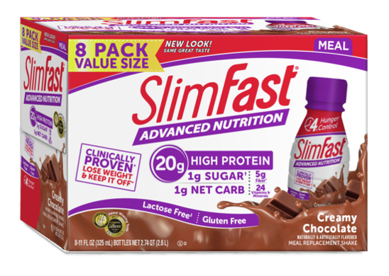 Slimfast Advanced Ready To Drink Creamy Milk Chocolate, 11 Fluid Ounce ...