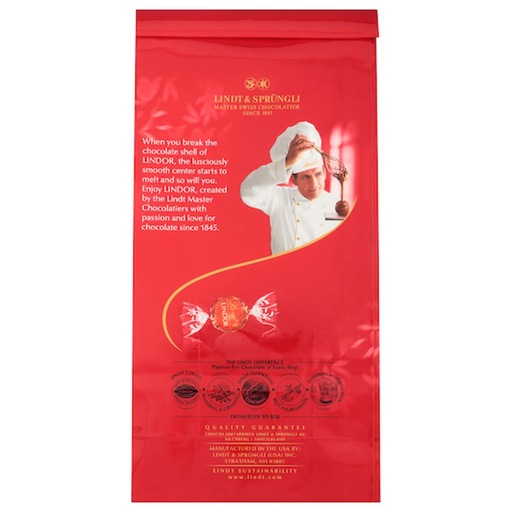 Lindt & Sprungli Lindor Milk Chocolate Truffles, 8.5 Ounce -- 6 per case
