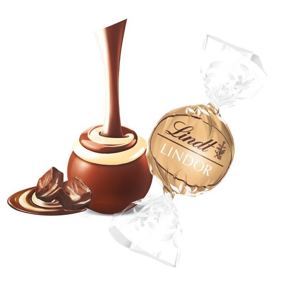 Lindt Lindor Fudge Swirl Chocolate Candy Truffles, 833 count