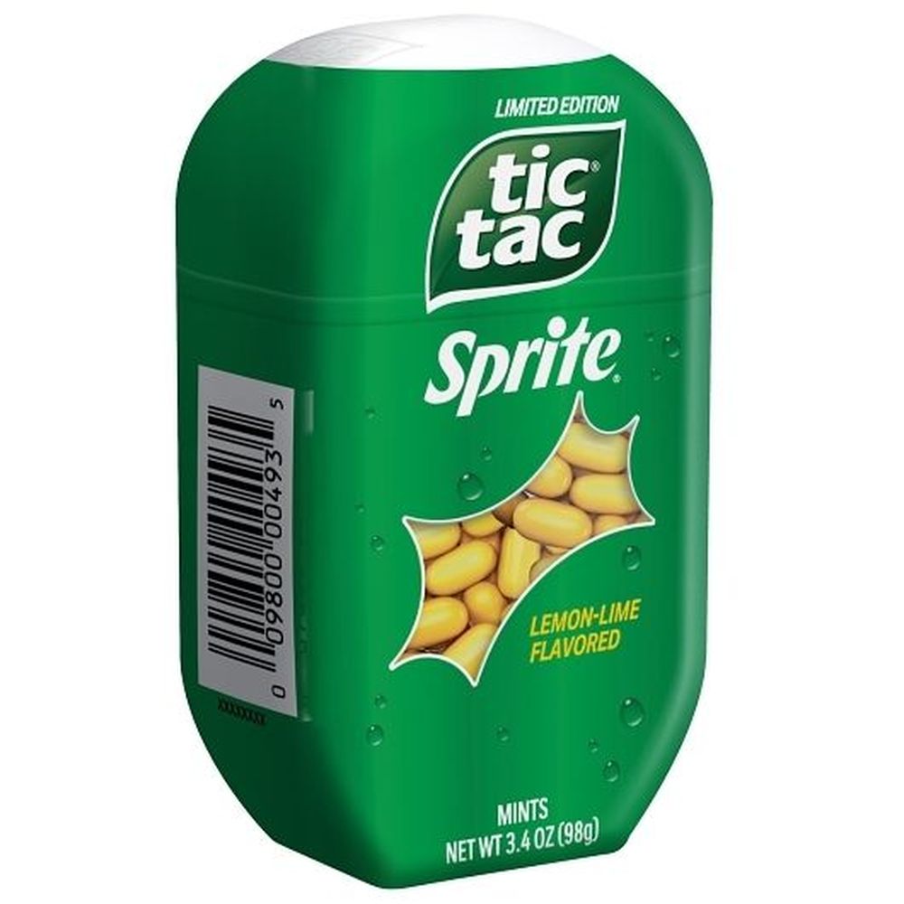 Tic Tac Sprite Artificially Flavored Lemon Lime Mints - Fridge Pack, 3. ...