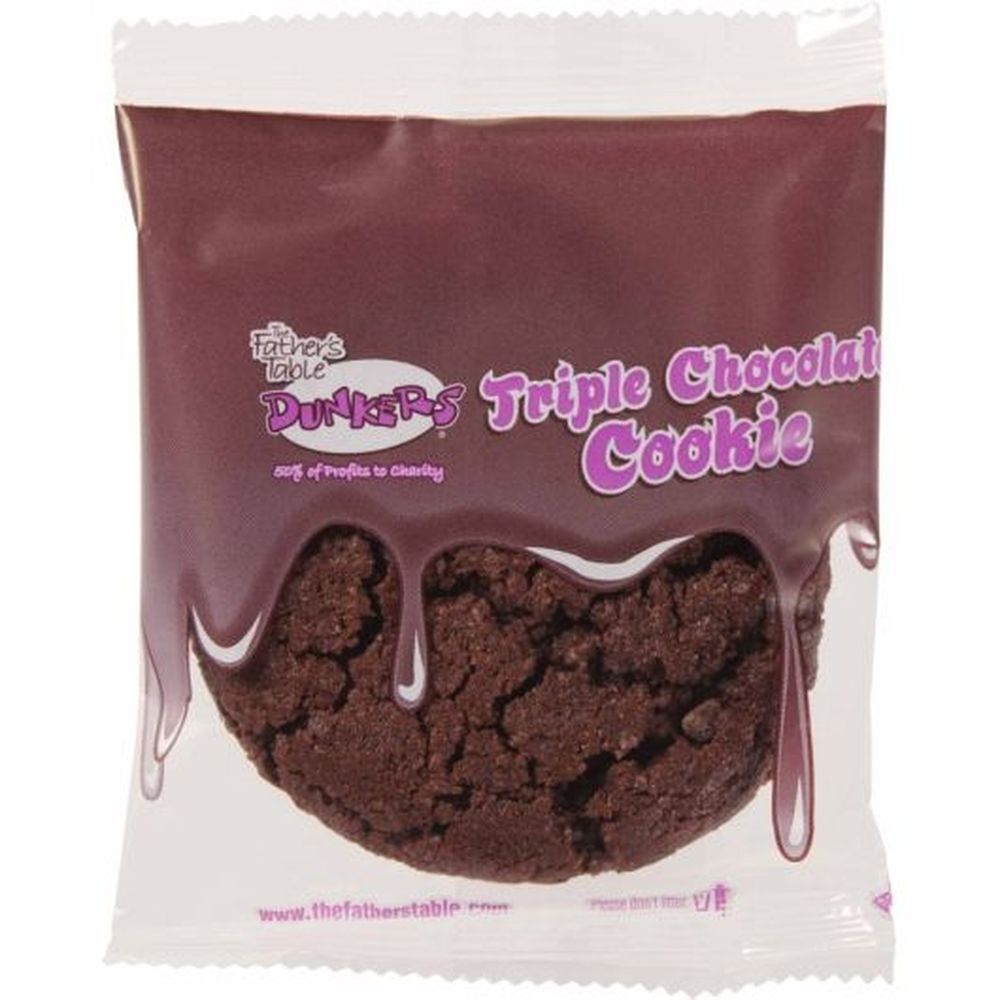 The Fathers Table Dunkers Triple Chocolate Cookie, 1.5 Ounce -- 150 per ...
