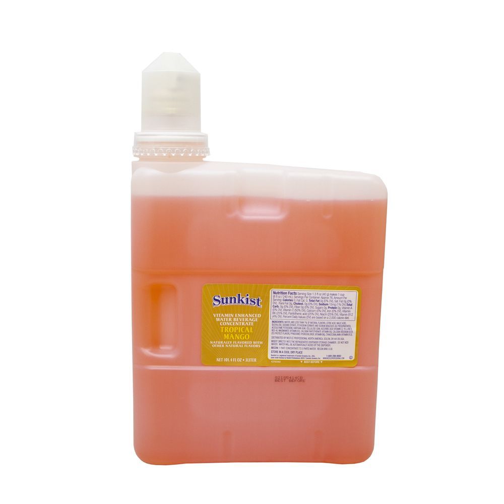 Sunkist Tropical Mango Vitamin Enhanced Flavored Water Concentrate, 101 ...