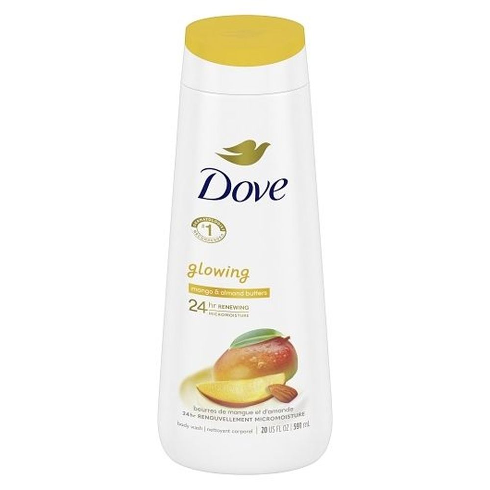 Dove Mango Almond Butter Body Wash, 20 Fluid Ounce -- 4 per case