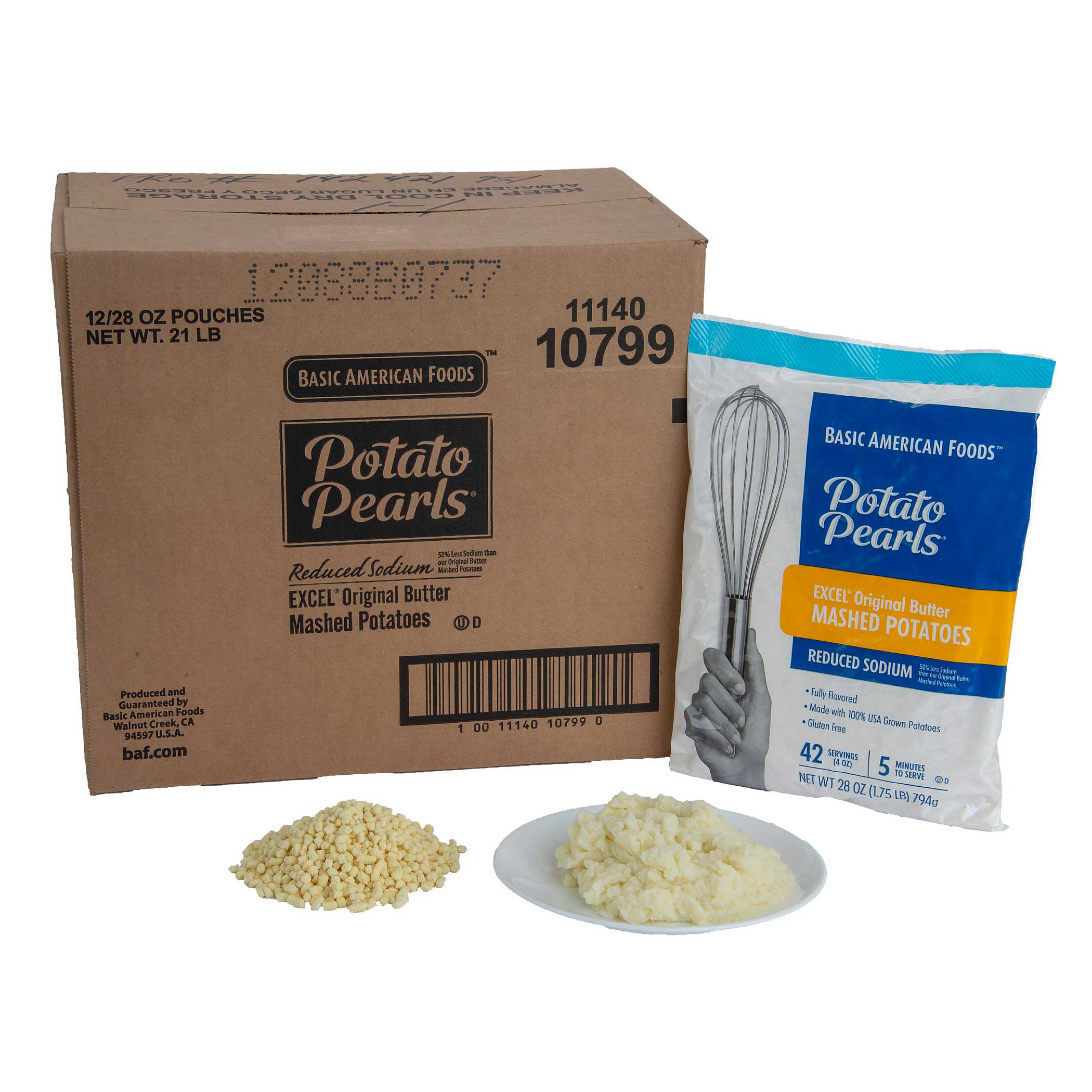 Basic American Foods Original Butter Mashed Potatoes Case ...