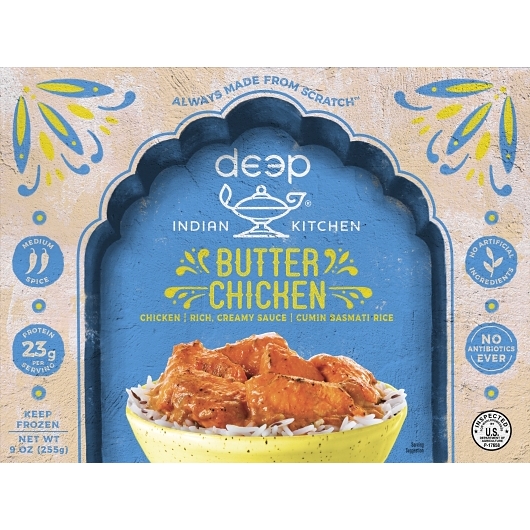Deep Indian Kitchen Butter Chicken with Cumin Basmati Rice, 9 Ounce ...
