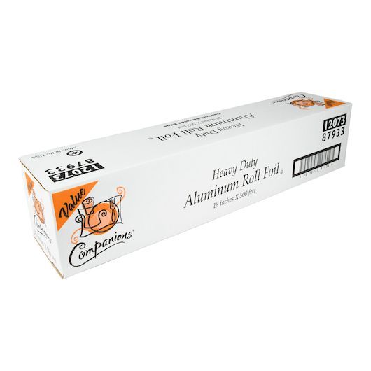 Companions Value Heavy Duty Aluminum Roll Foil, 18 inch x 500 feet ...
