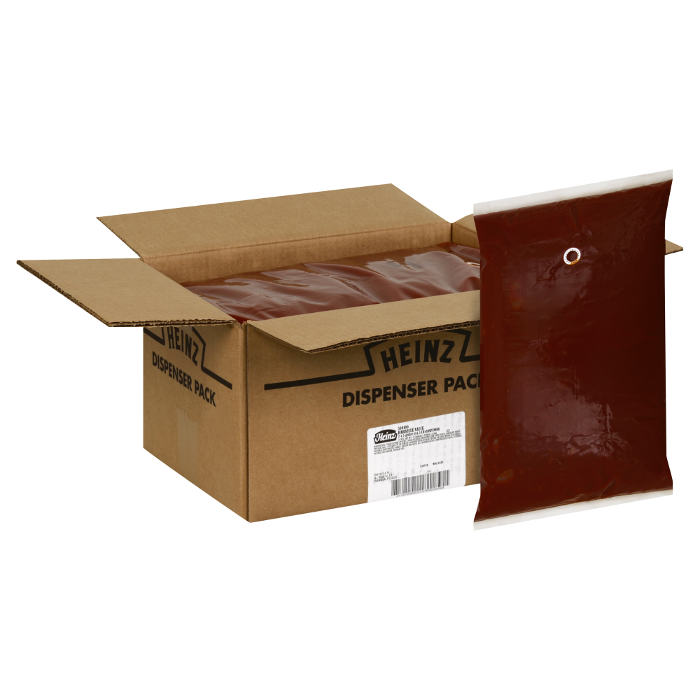 HEINZ BBQ Sauce Dispenser Pack Case | FoodServiceDirect