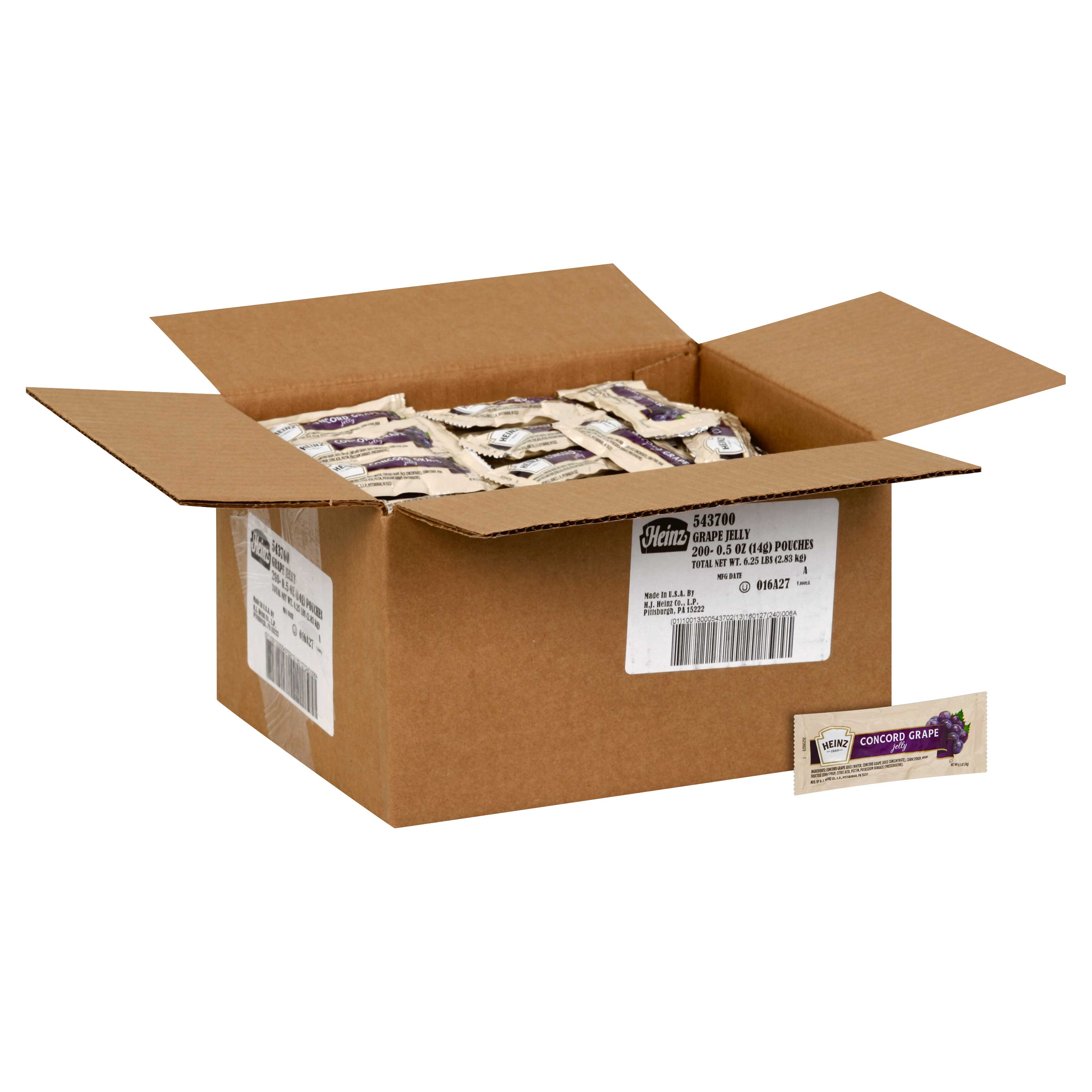Food Service Packets Heinz Grape Jelly Single Serve Packets - 0.5 Oz ...