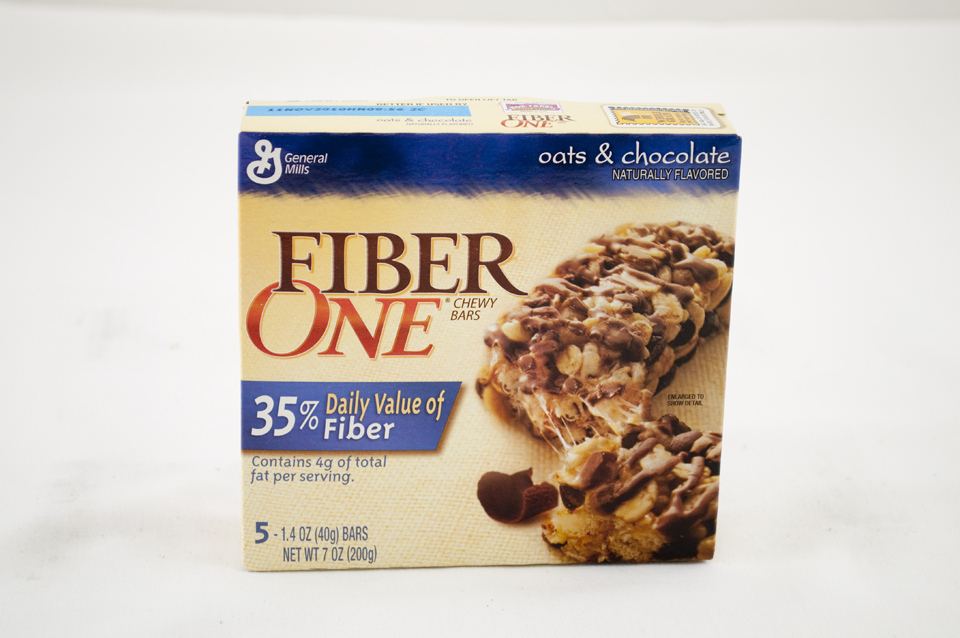 Fiber One Oats and Chocolate Chewy Granola Bar, 5 count per pack -- 12 ...