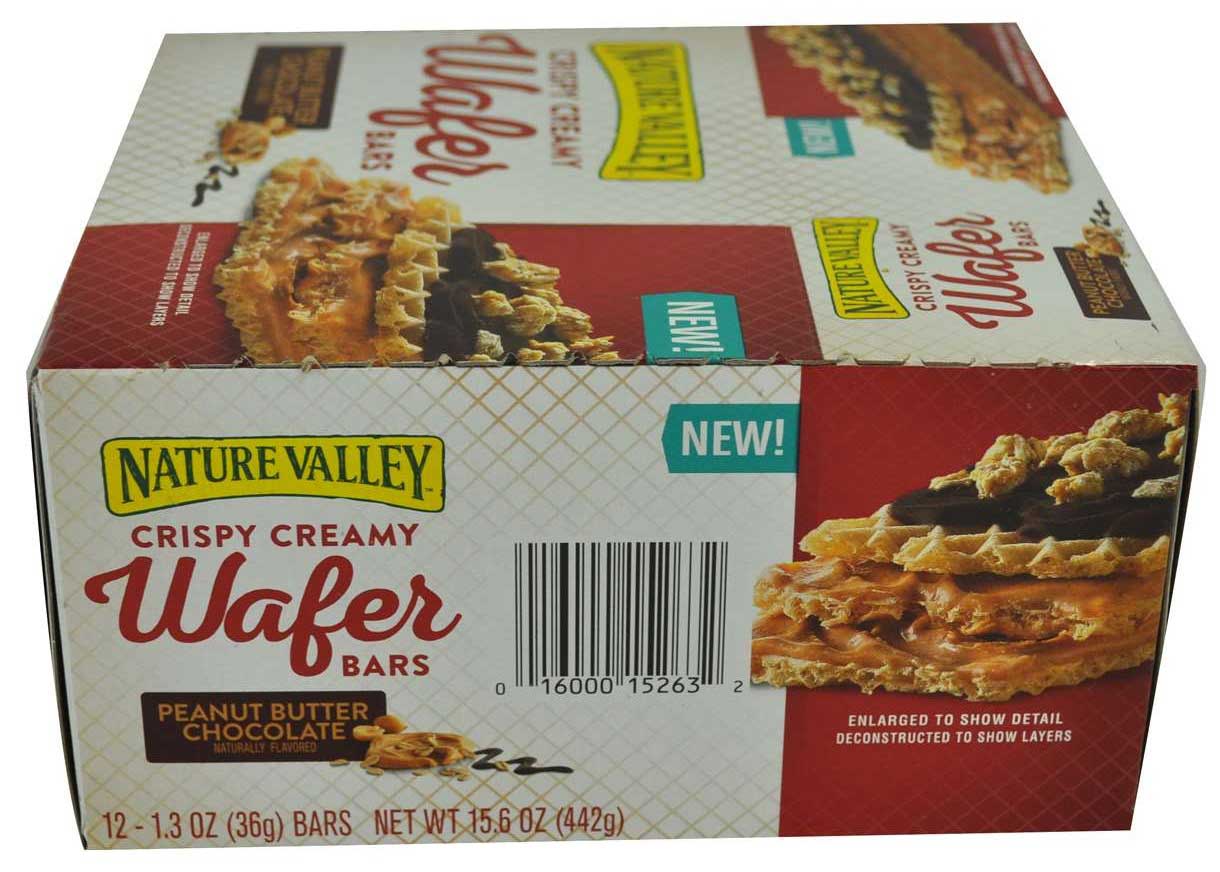 Nature Valley Peanut Butter Chocolate Wafer Bar, 1.3 Ounce - 12 count ...