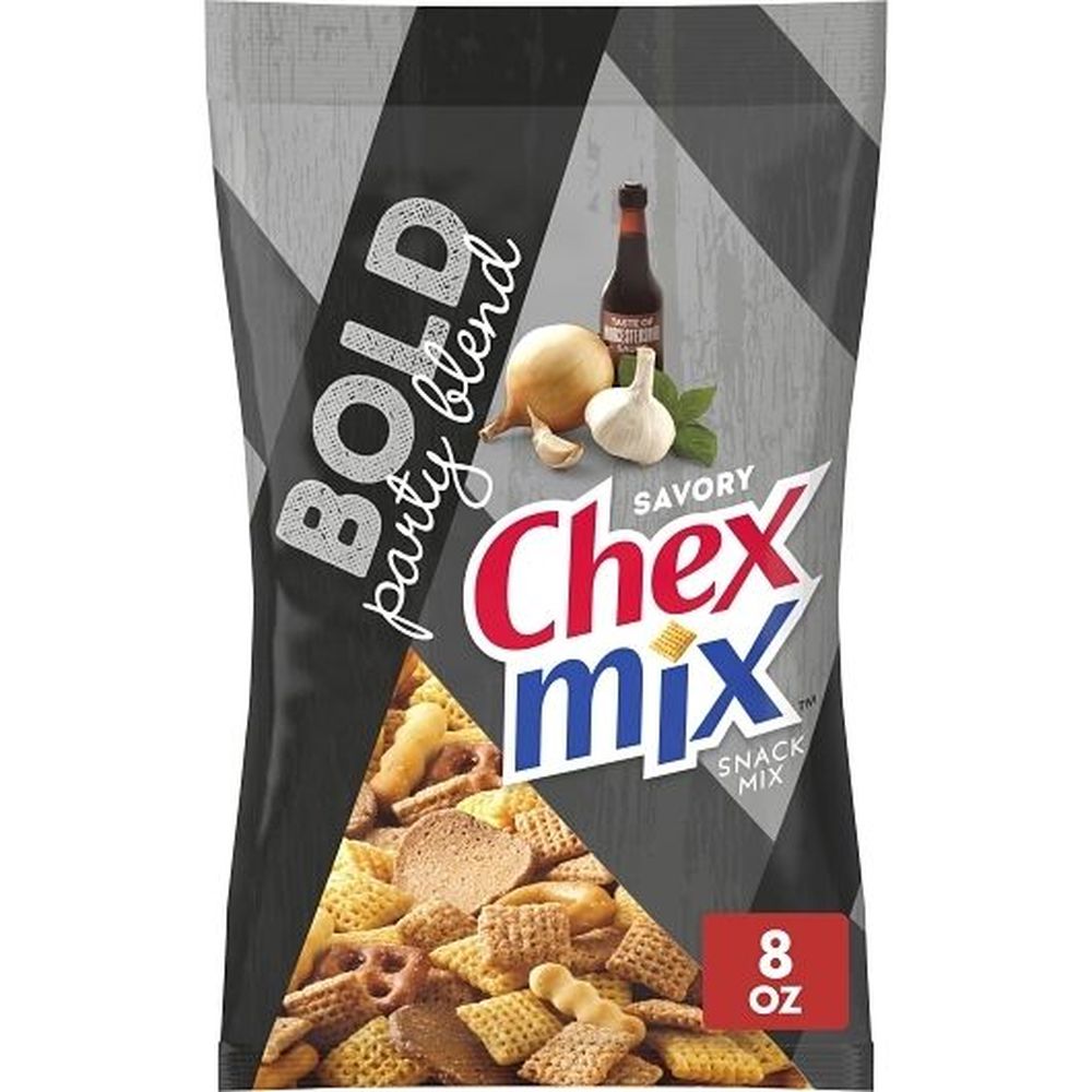 Chex Mix Savory Bold Party Blend Snack Mix, 8 Ounce - 6 per case