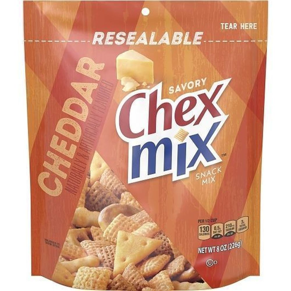 Chex Mix Cheddar Snack Mix, 8 Ounce -- 4 per case