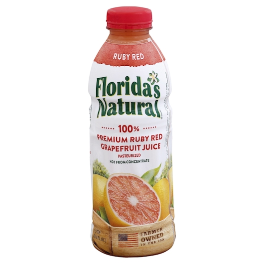 Floridas Natural Premium Not From Concentrate Ruby Red Grapefruit Juice ...