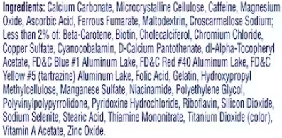 One A Day Womens Active Metabolism Multivitamin Tablet, 50 count -- 24 ...