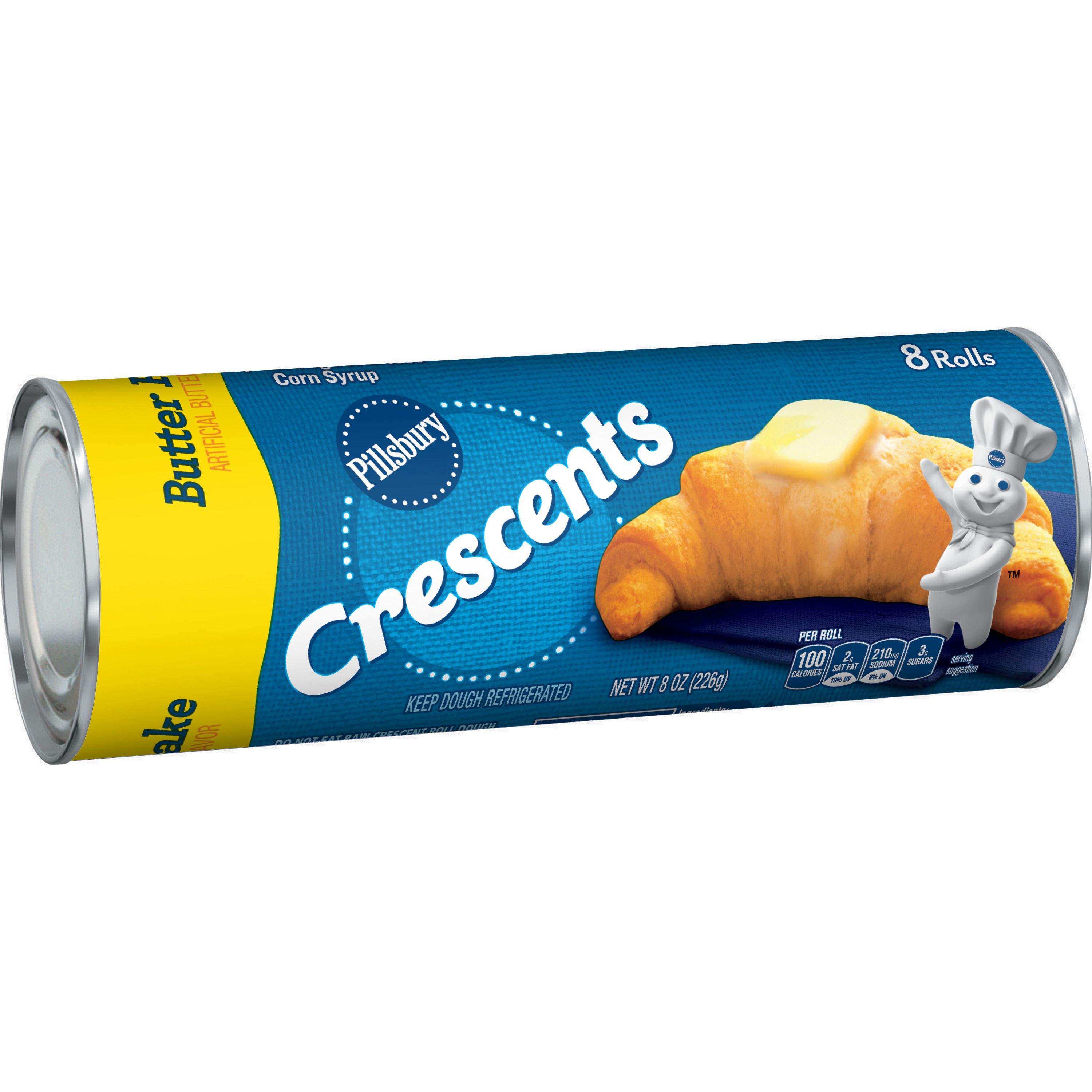Pillsbury Butter Flake Crescents, 8 Ounce - 8 per pack -- 12 packs per ...