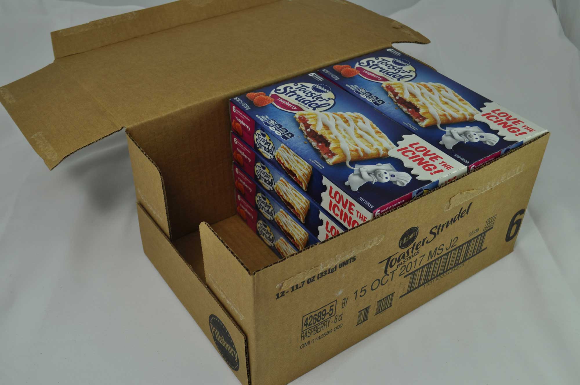 Pillsbury Raspberry Toaster Strudel Case | FoodServiceDirect