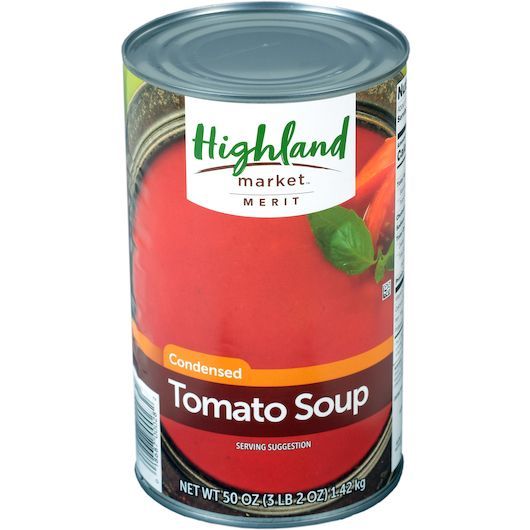 Highland Market Merit Tomato Soup, 50 Ounce -- 12 per case