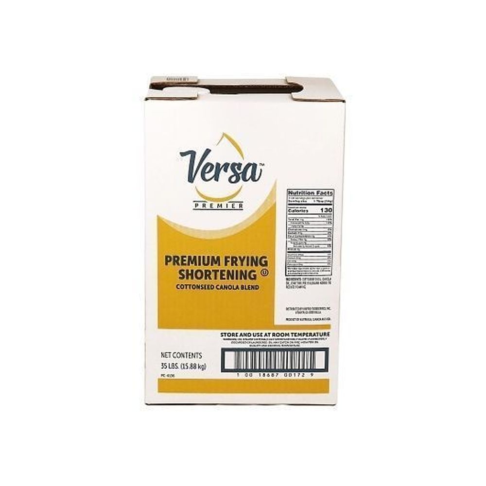 Versa Premier Premium Frying Shortening, 35 Pound