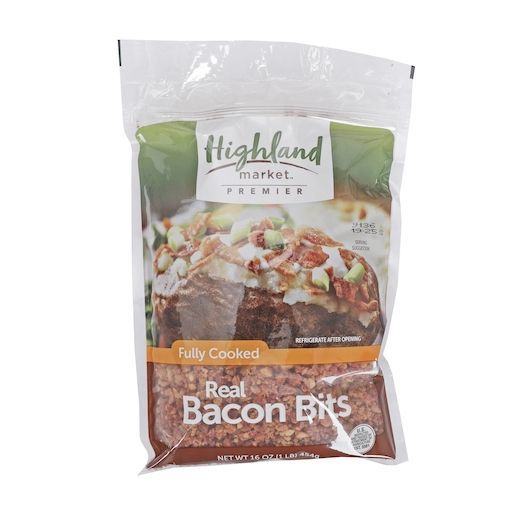 Highland Market Premier Real Bacon Bits, 1 Pound -- 6 per case